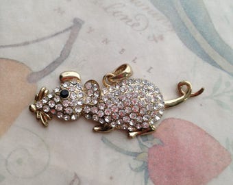 Rhinestone mouse | Etsy