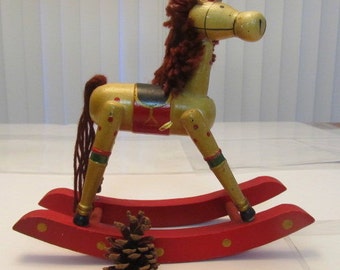 1970s rocking horse | Etsy