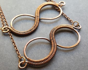 Copper infinity | Etsy