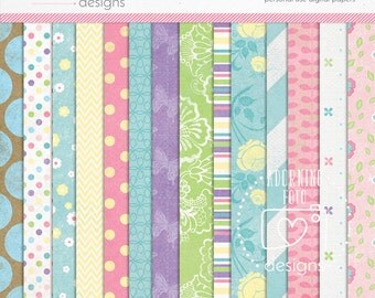Spring Blossoms Digital Scrapbooking Embelishments Digital