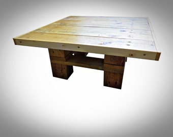 Items similar to Superman coffee table with glass top and comic book ...