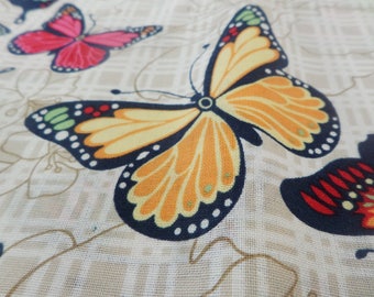 Butterfly fabric | Etsy