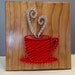 Handmade Ladybug String Art Cute Wall Decor