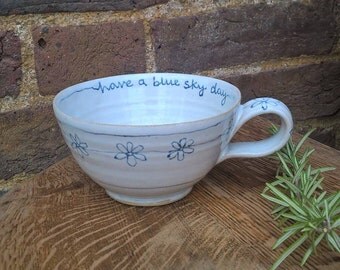 Blue sky pottery | Etsy