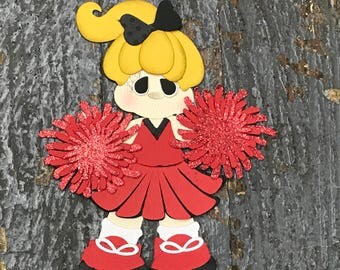 Cheerleader cut out | Etsy
