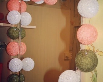 Cotton ball light | Etsy