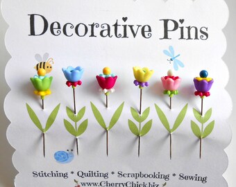 Decorative push pins | Etsy