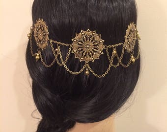 Metal headpiece | Etsy