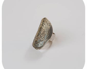 Zip Tie Ring Silver Jewelry Sterling Silver Band