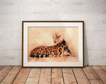 Pastel leopard print | Etsy