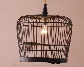 Cage pendant light | Etsy