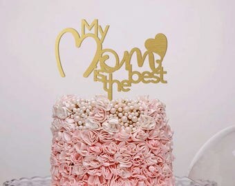 Mum cake topper | Etsy