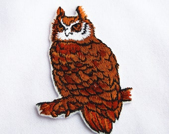 Owl embroidery | Etsy