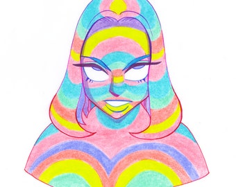 Rainbow Lady F