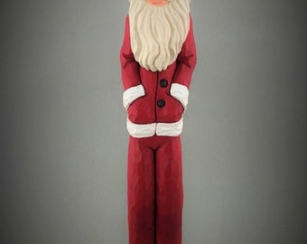 Unique carved santa related items | Etsy