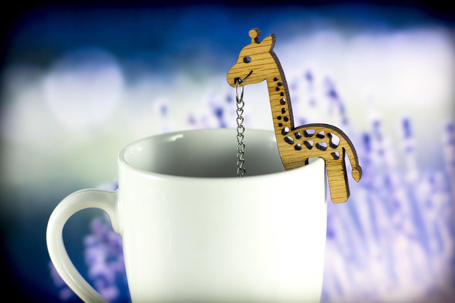 Tea Buddy™ giraffe tea infuser loose leaf tea steeper animal
