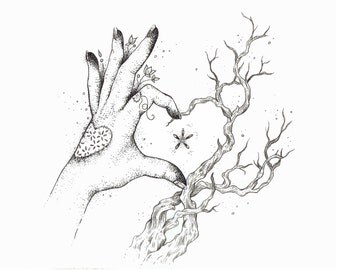 Entwined trees | Etsy