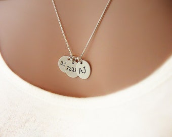 Birth date necklace | Etsy