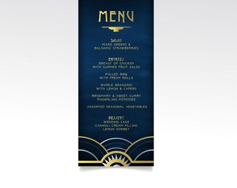 Gatsby menu | Etsy