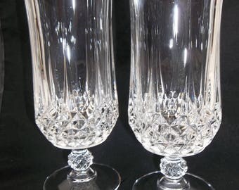 Crystal stemware | Etsy