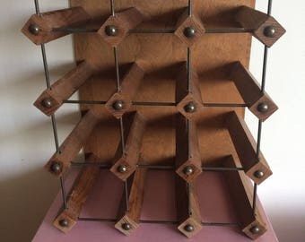 Vintage wine rack | Etsy