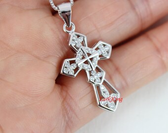 Unique girls cross necklace related items | Etsy