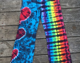 Rainbow pants | Etsy
