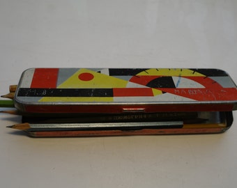 Tin pencil case | Etsy