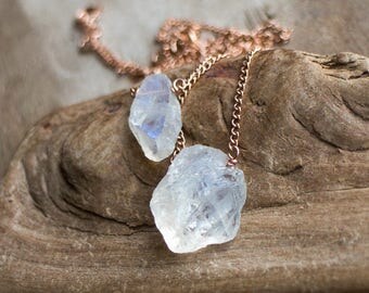 Moonstone necklace | Etsy
