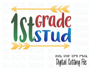 1st grade svg | Etsy