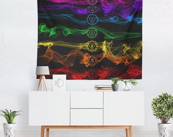 Chakra tapestry | Etsy