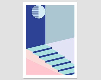 Simple modern art | Etsy