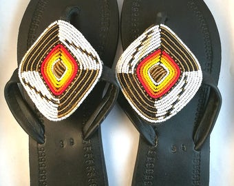 Masai sandals | Etsy