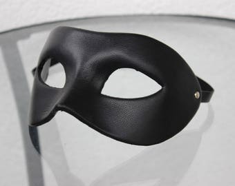 Leather face mask | Etsy