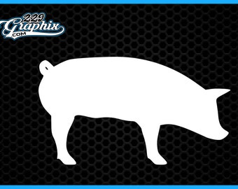 Show pig decal | Etsy