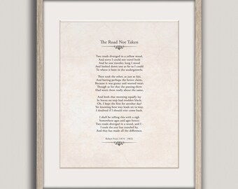 Road not taken | Etsy