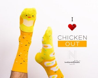 Chicken socks | Etsy
