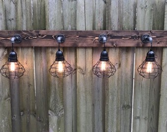 Steel pipe light | Etsy