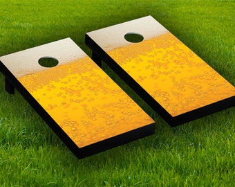 Beer cornhole boards | Etsy