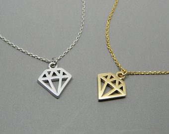 Diamond outline | Etsy