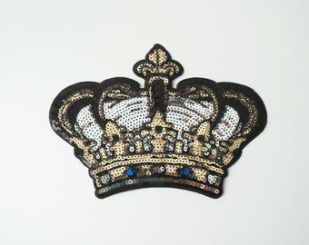 Crown patch | Etsy