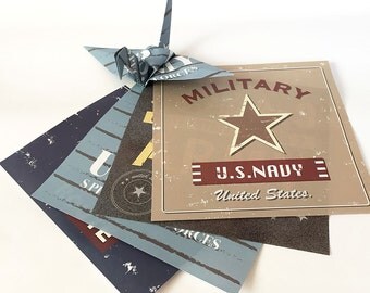 Origami military | Etsy
