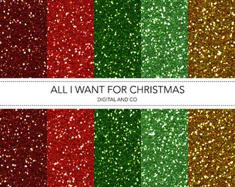 Christmas glitter | Etsy