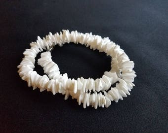 White shell necklace | Etsy