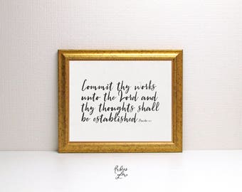 Proverbs 16 3 | Etsy