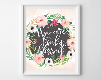 Truly blessed | Etsy