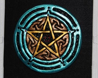 Pentacle amulet | Etsy