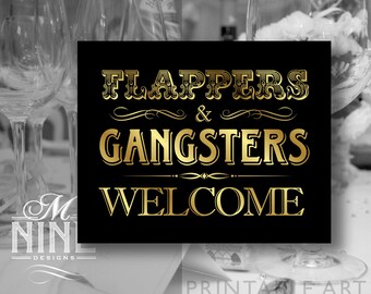 Gangster party decor | Etsy