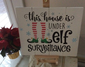 Elf sign | Etsy