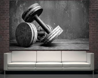 Dumbbells decor | Etsy